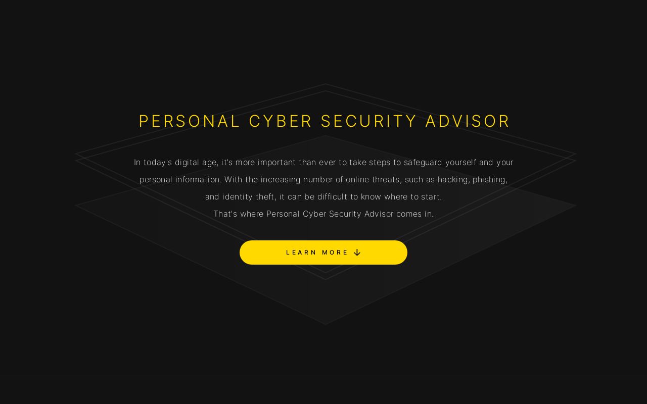 Cyber Armour: Personal Cyber Security Advisor